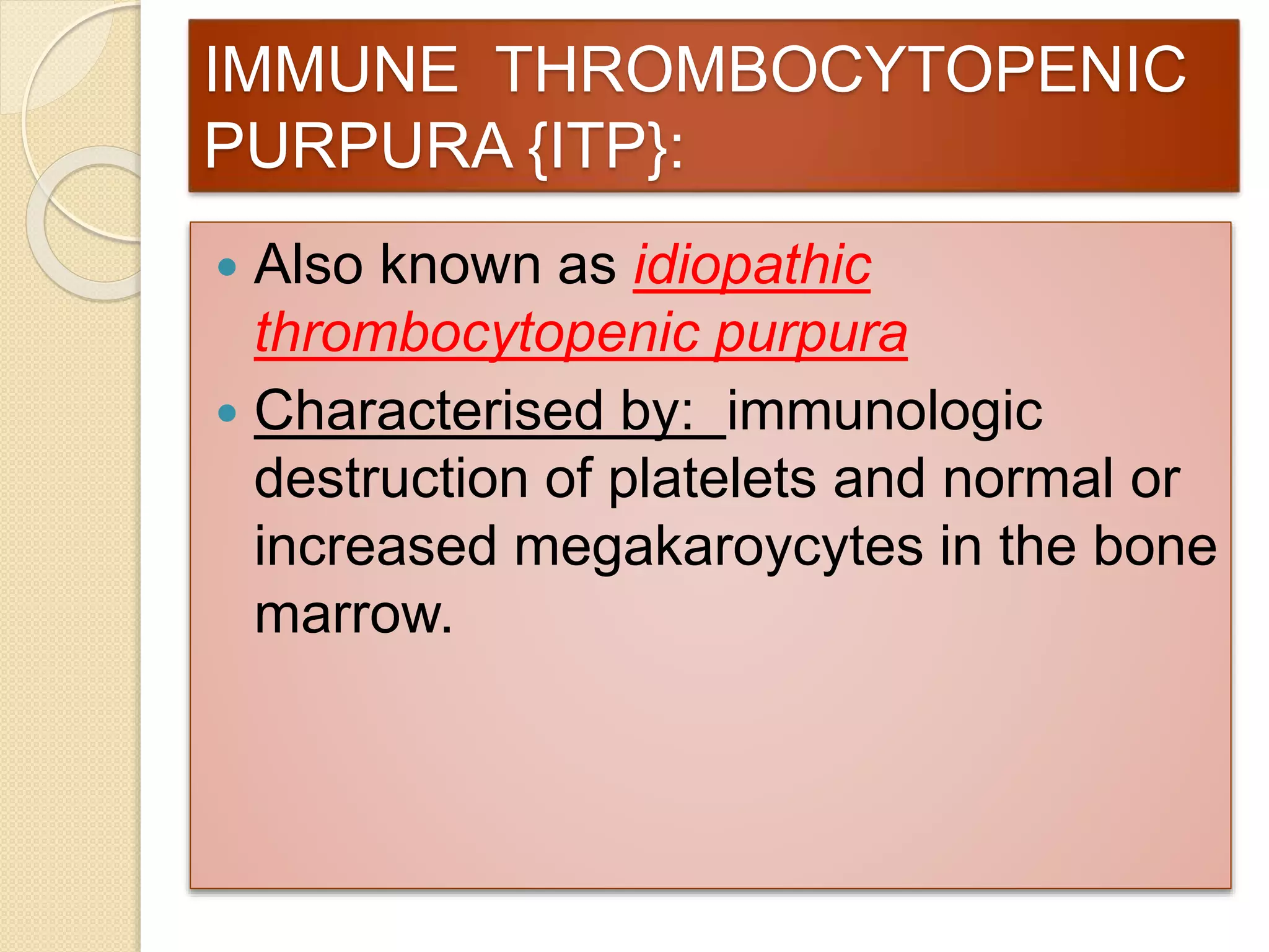 Thrombocytopenias | PPTX