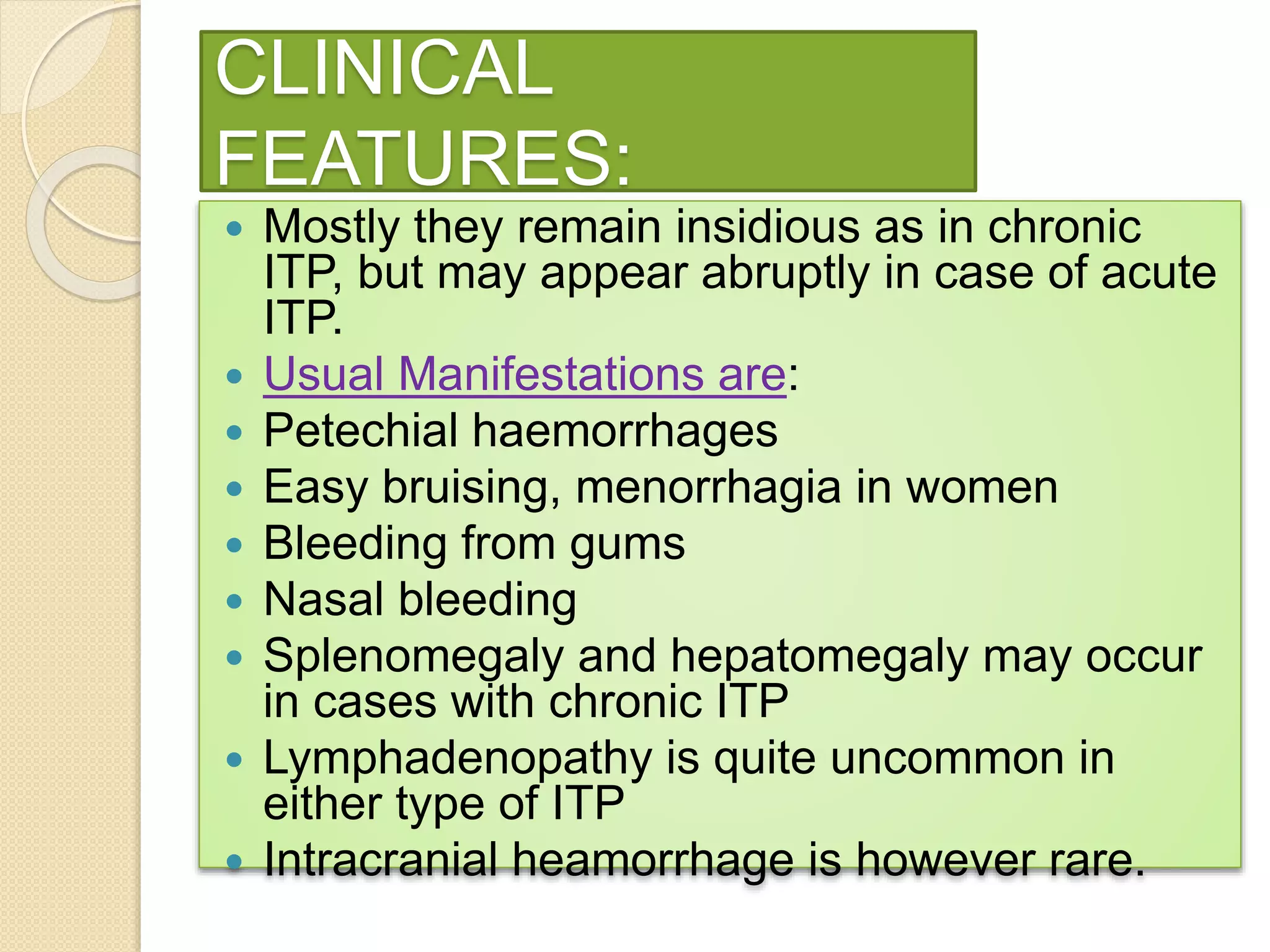 Thrombocytopenias | PPTX