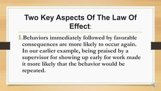 Thorndike Law Of Effect