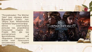 Thronebreaker The Witcher Taleswdwdwdwdwdddd | PPT