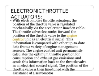 What Is Throttle valve | PPTX