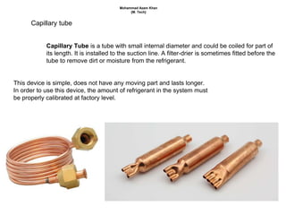 Throttling device (Expansion Valves) | PPTX