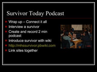 Through The Eyes Of A Survivor Mini | PPT | Education