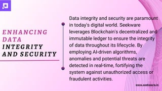 Seekware: Leading Blockchain AI Software Development Company | PDF