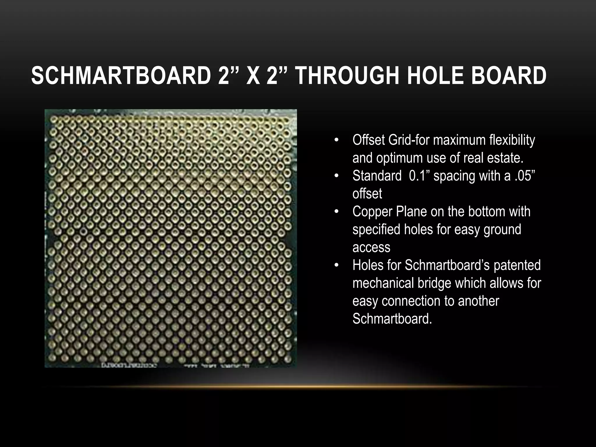 Schmartboard Through hole boards