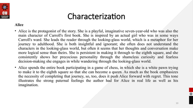 Through Looking Glass plot and Character.pptx