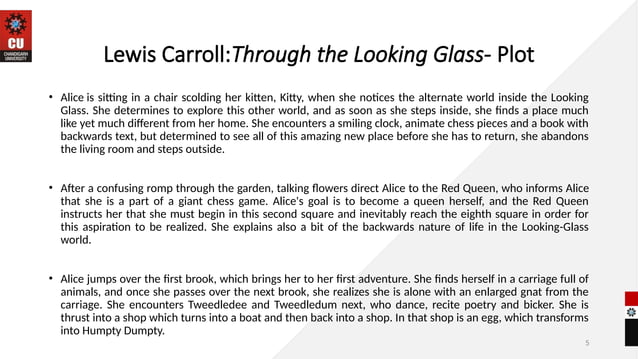 Through Looking Glass plot and Character.pptx