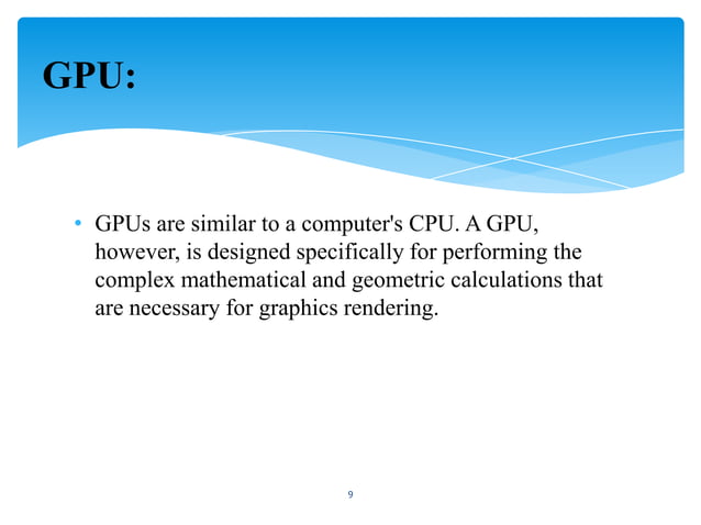 Throughput Oriented Aarchitectures Ppt
