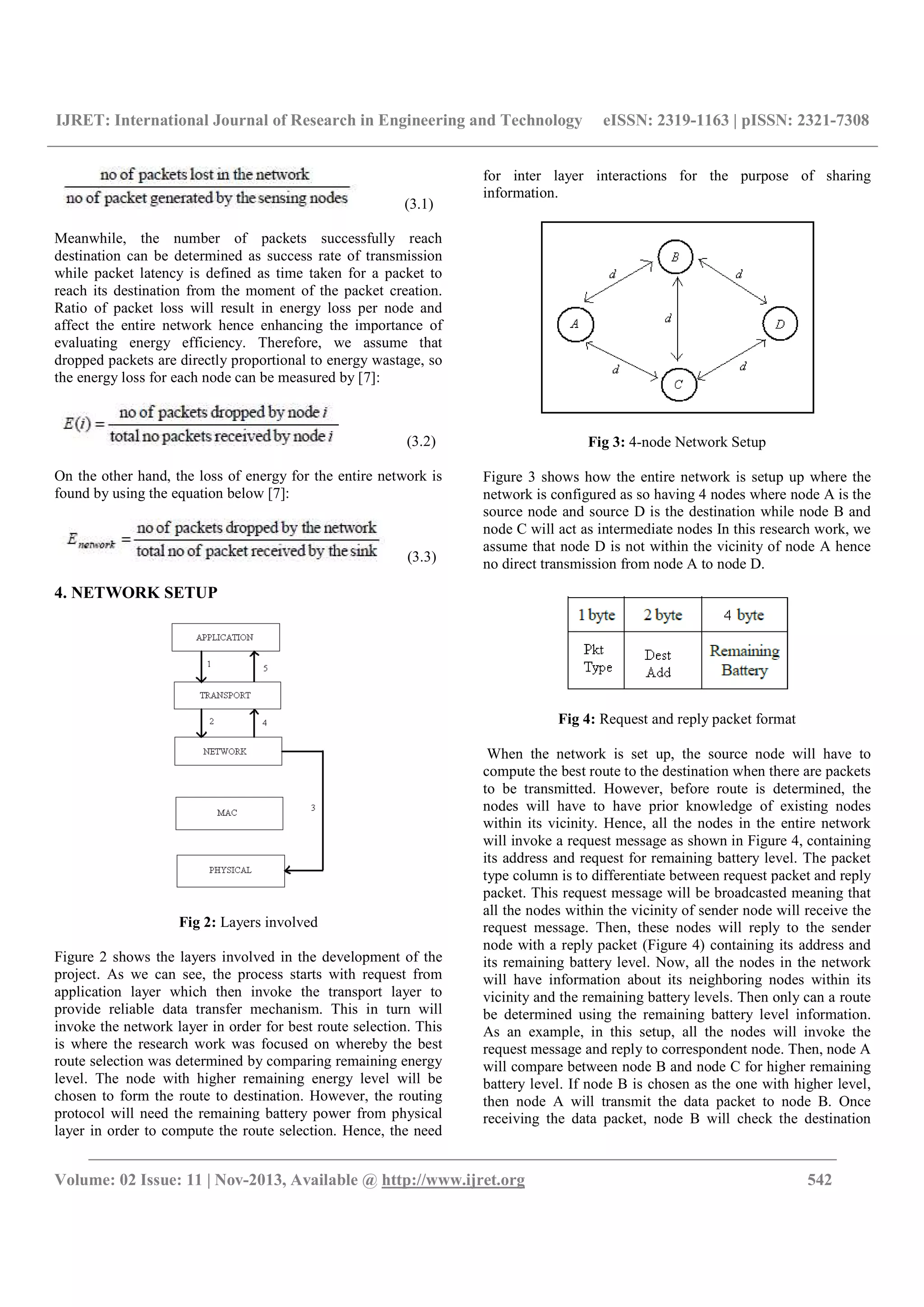 Throughput analysis of energy aware routing protocol | PDF
