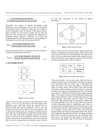 Throughput analysis of energy aware routing protocol | PDF