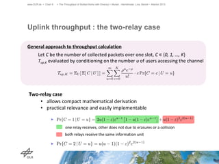 Throughput of Slotted Aloha with receiver diversity | PPT