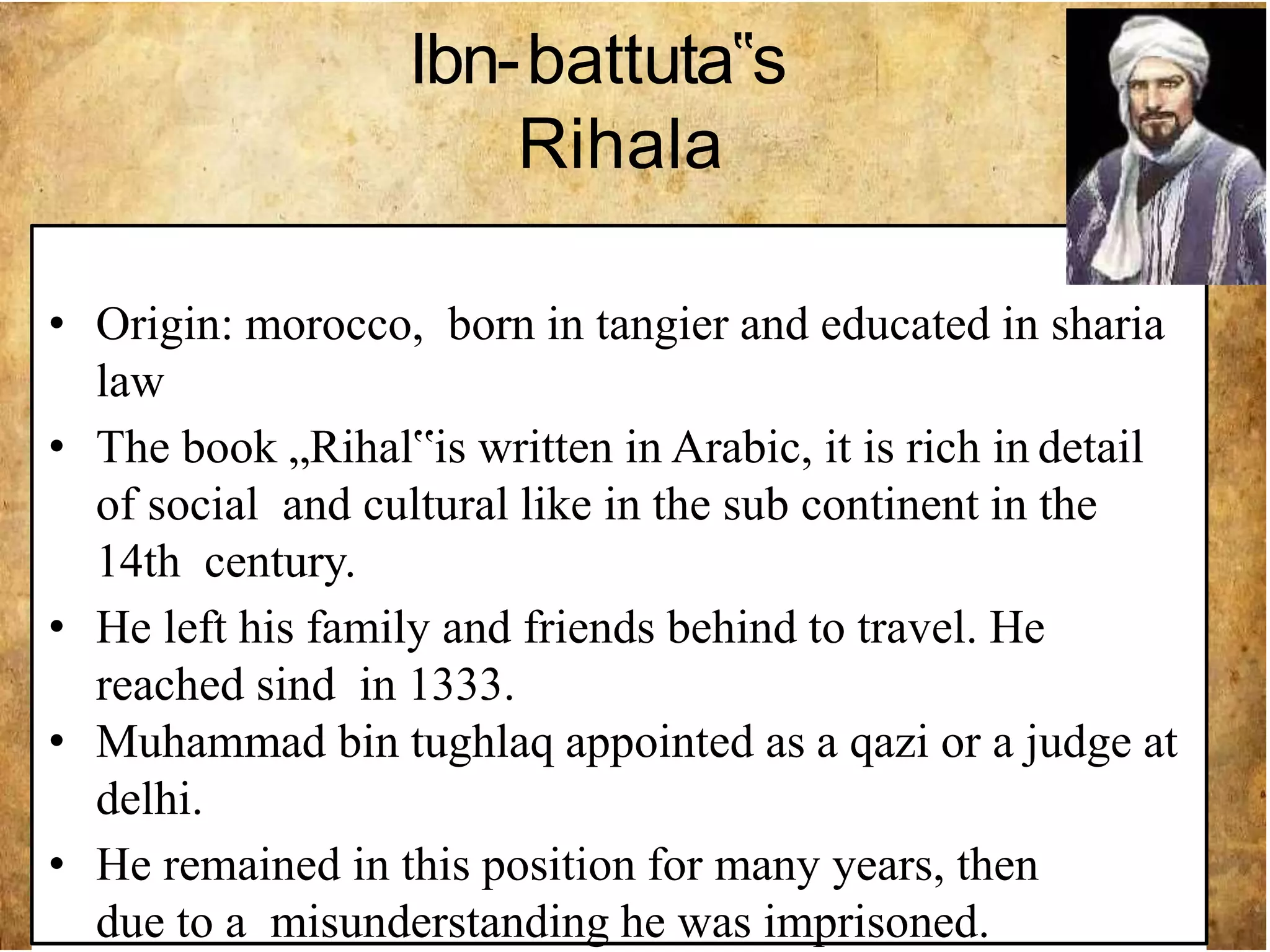 Through the eyes of the traveller | PPTX