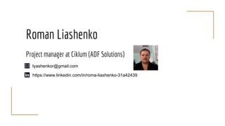 "Through the three circles of the it hell" by Roman Liashenko | PDF