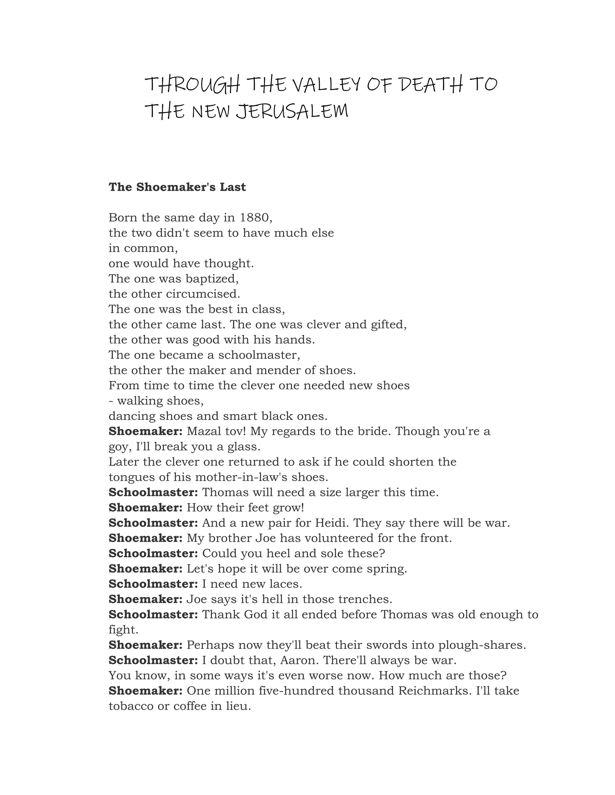 THROUGH THE VALLEY OF DEATH TO THE NEW JERUSALEM.docx