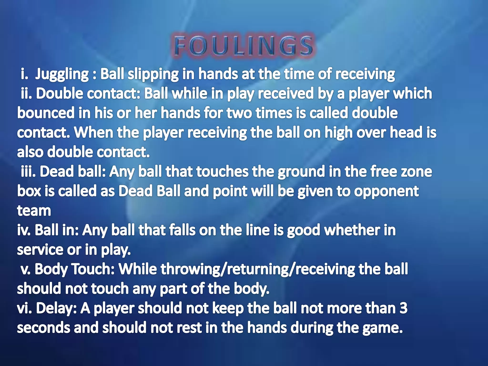 PPT on Throwball | PPTX