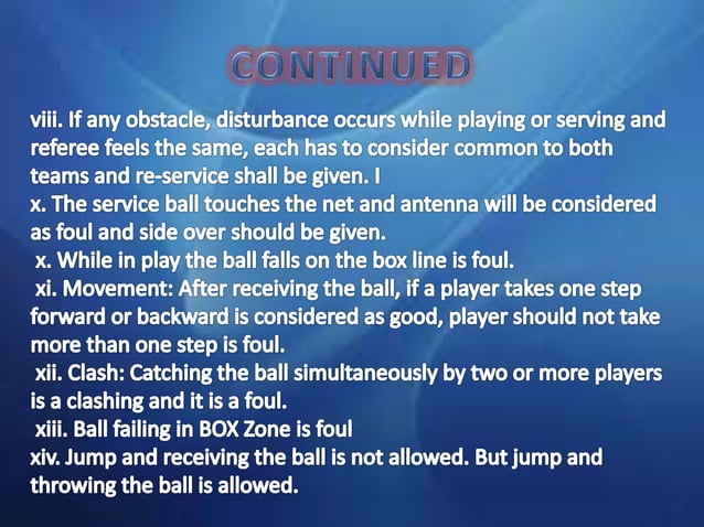 PPT on Throwball | PPTX