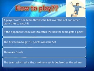 PPT on Throwball | PPTX