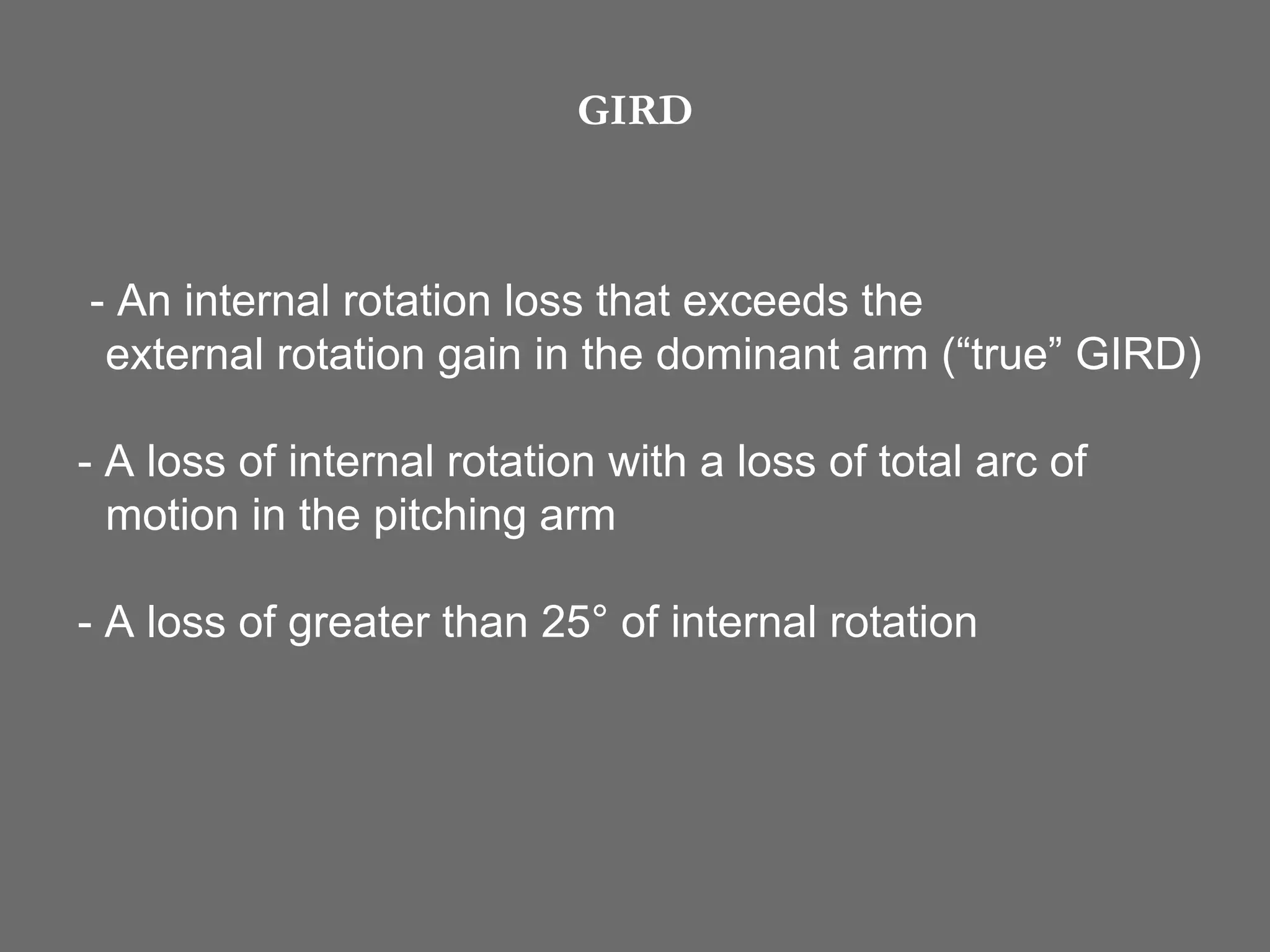 Thrower's shoulder ppt | PPTX