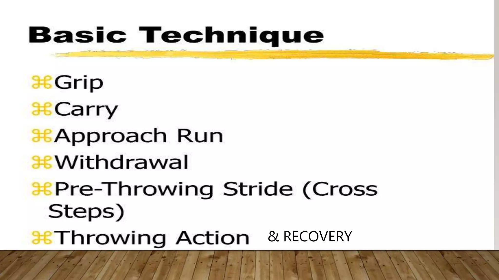 Throwing events, introduction | PPTX