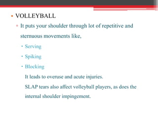 THROWING INJURIES OF UPPER LIMB - MANOJ PRASATH | PPTX