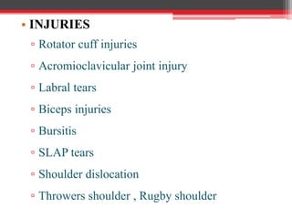 THROWING INJURIES OF UPPER LIMB - MANOJ PRASATH | PPTX