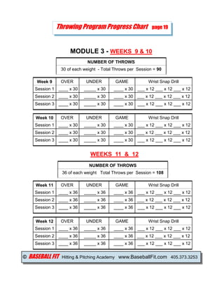 Throwing workouts | PDF
