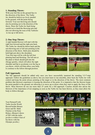 Throwing Zones Athletics TurboJav Training Booklet 2015. | PDF