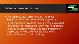 Tobacco Harm Reduction Nigeria | PPT | Free Download