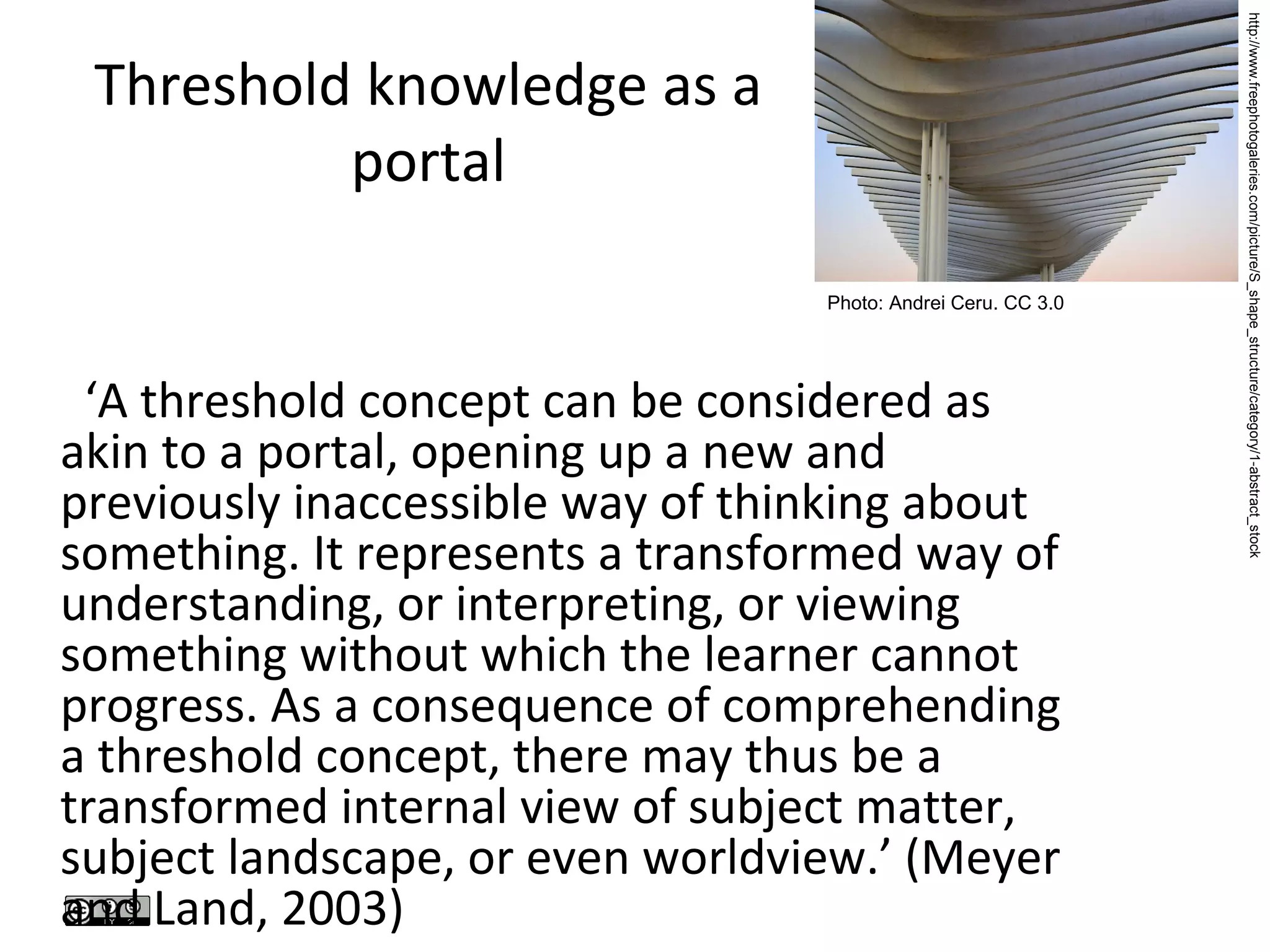 Threshold Concepts | PPT