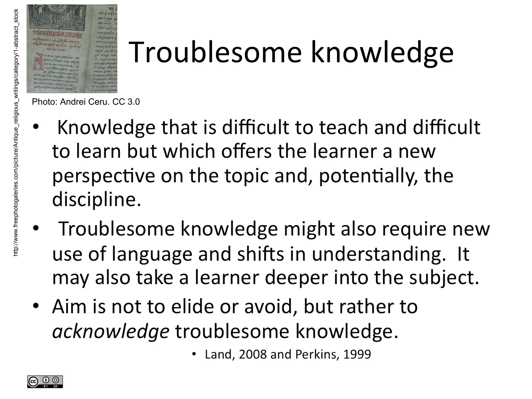 Threshold Concepts | PPT