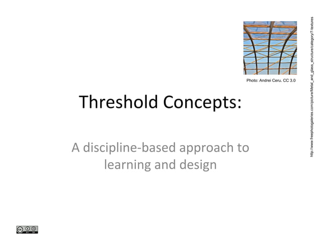 Threshold Concepts | PPT | Education