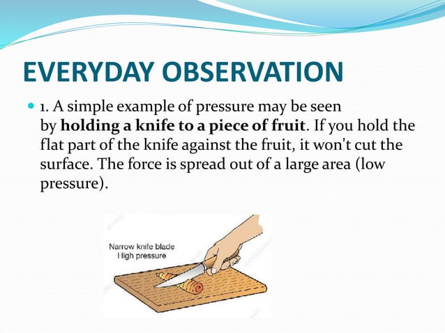 THRUST AND PRESSURE.pptx | Physics | Science