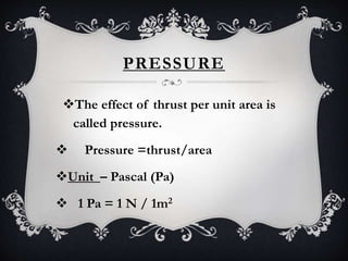 Thrustandpressureppt | PPTX