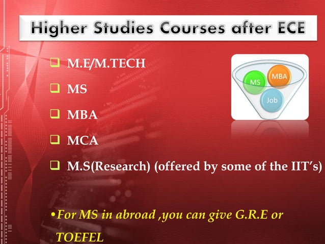 Thrust Areas in Electronics Engineering | PPT