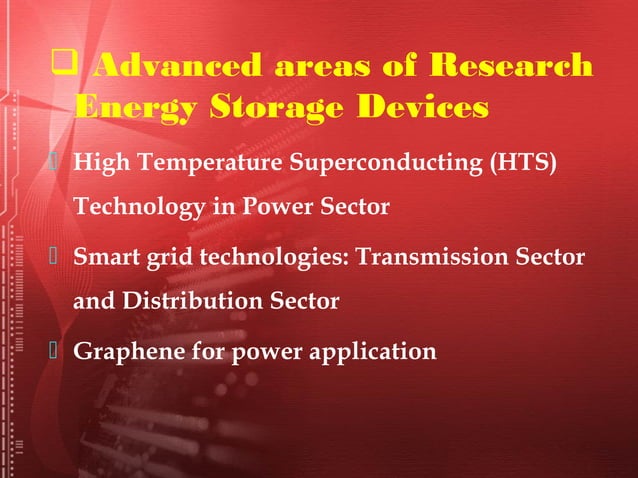 Thrust Areas in Electronics Engineering | PPT