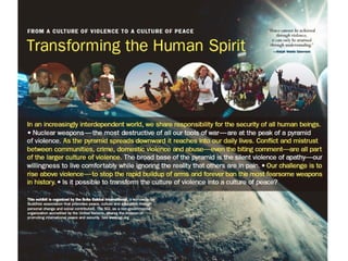 Transforming the Human Spirit | PPT