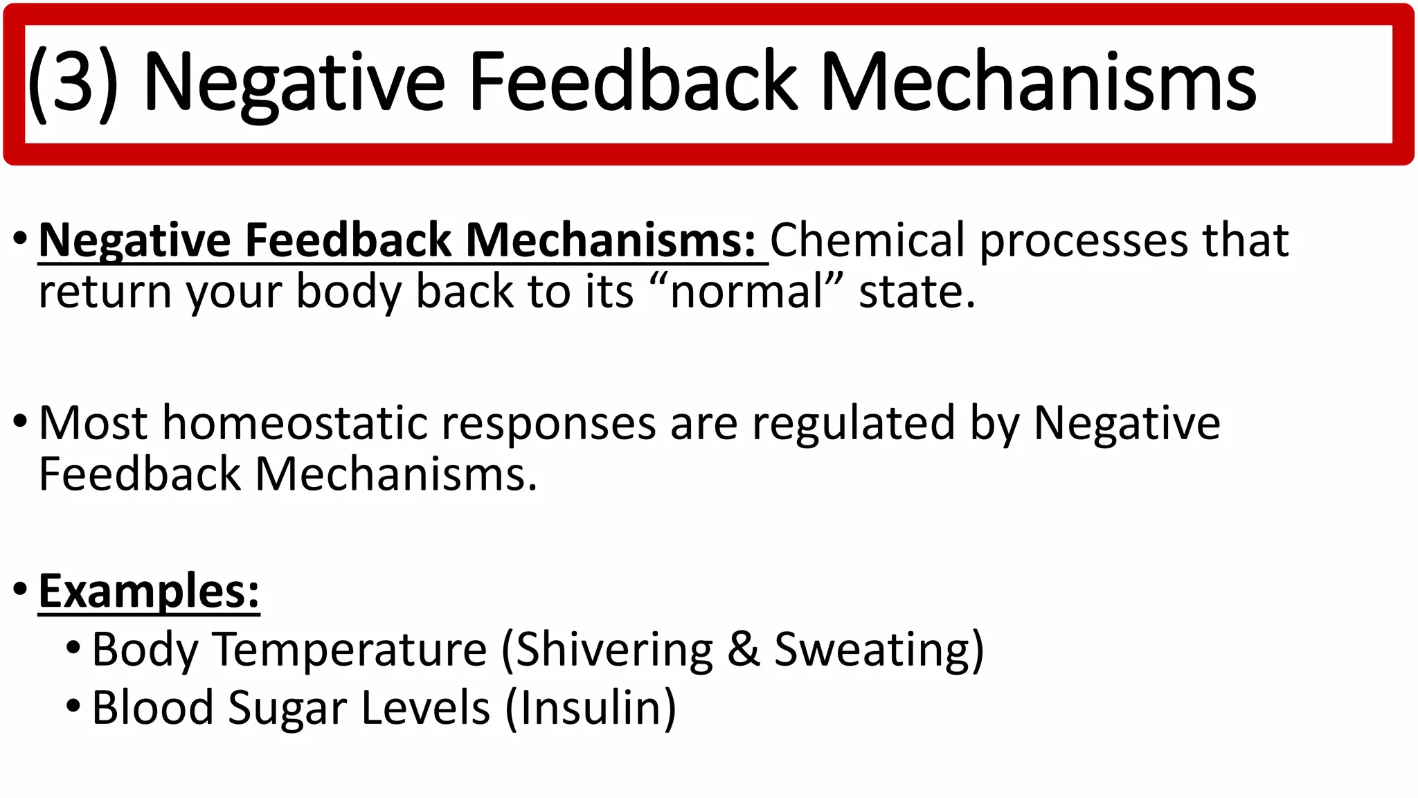 Ths general biology unit 3 cell processes homeostasis and feedback ...