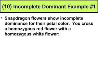 Ths general biology unit 4 heredity non mendelian genetics notes_v1516 ...