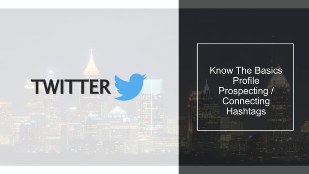 How to guide on optimizing your Twitter Profile | PPTX