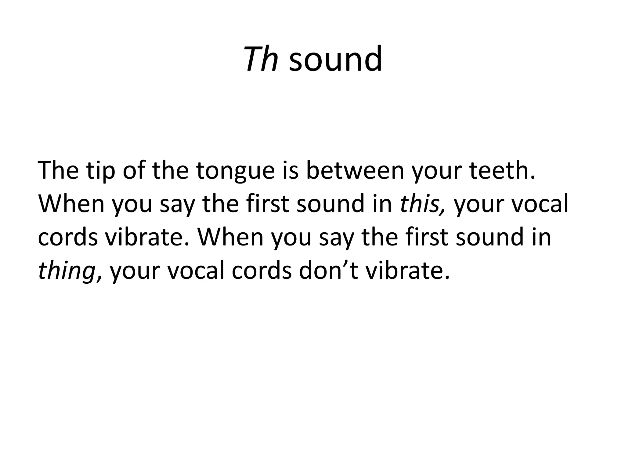 Th sound | PPTX