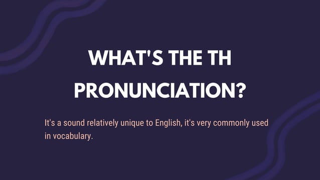 TH Sound Slides Pronunciation pdf class lesson | PDF | Digital Audio ...
