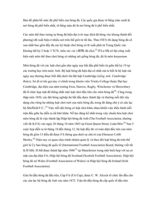 Thể thao đồng đội – môn bóng đá | PDF