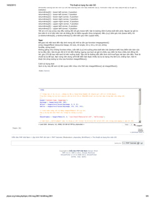 Thủ thuật sử dụng thư viện gd | PDF