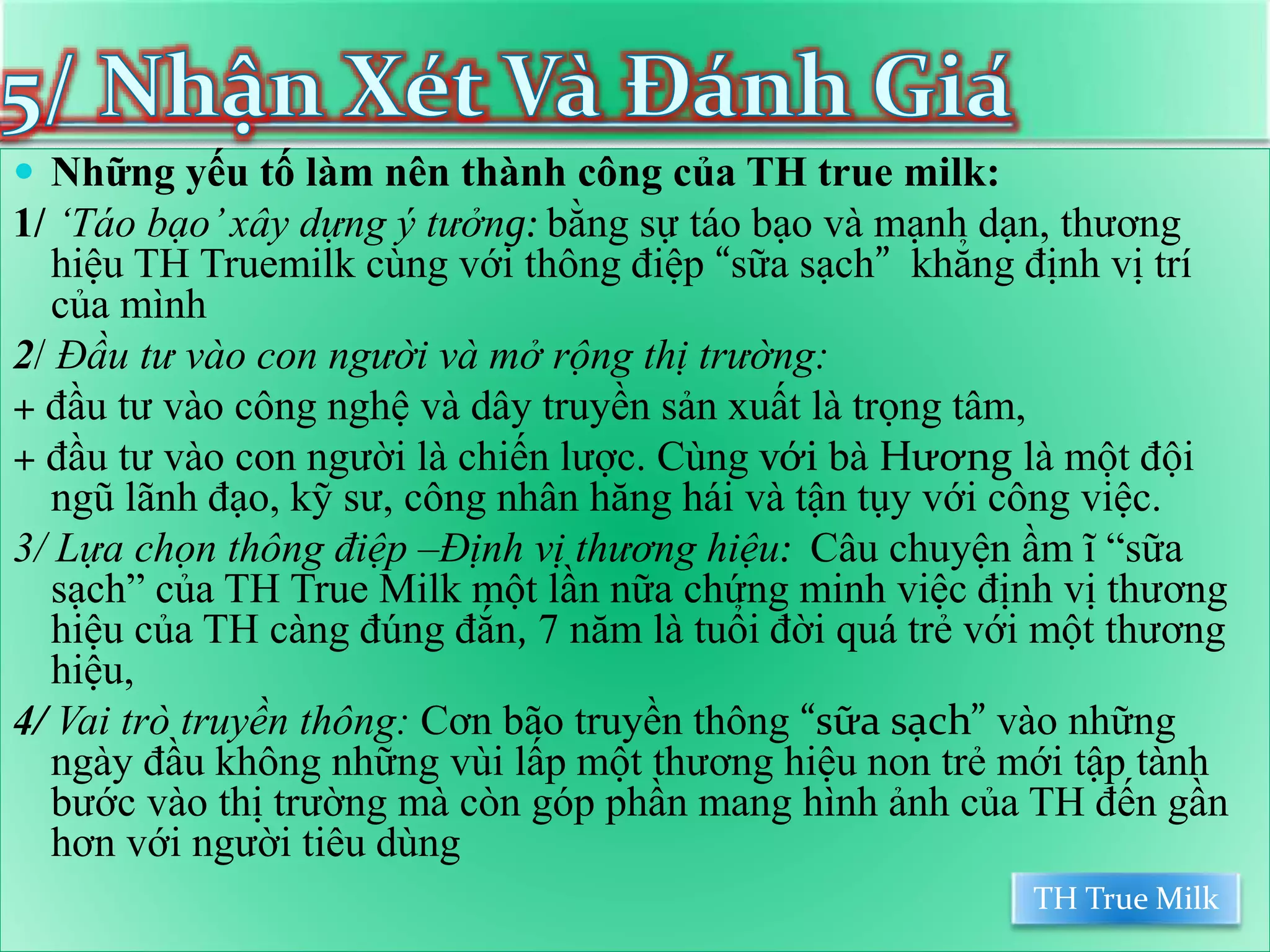 Th true milk | PPTX