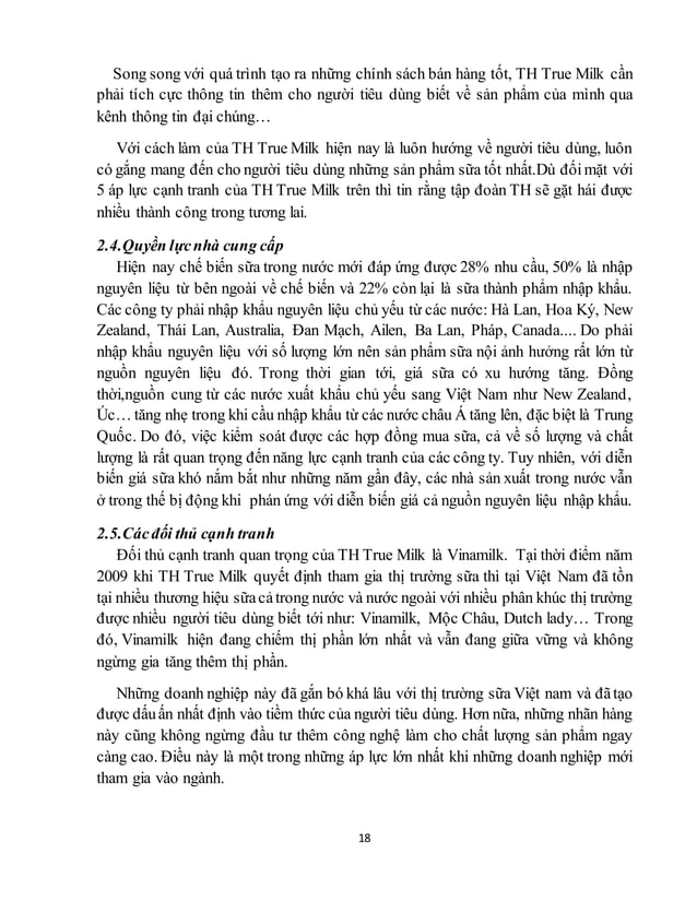 Th true milk canh tranh chien luoc | DOCX