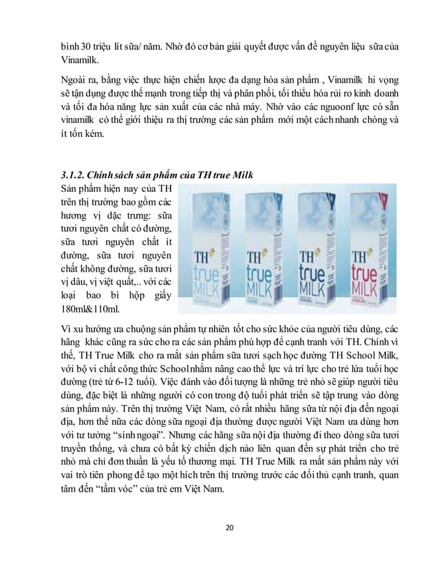 Th true milk canh tranh chien luoc | DOCX