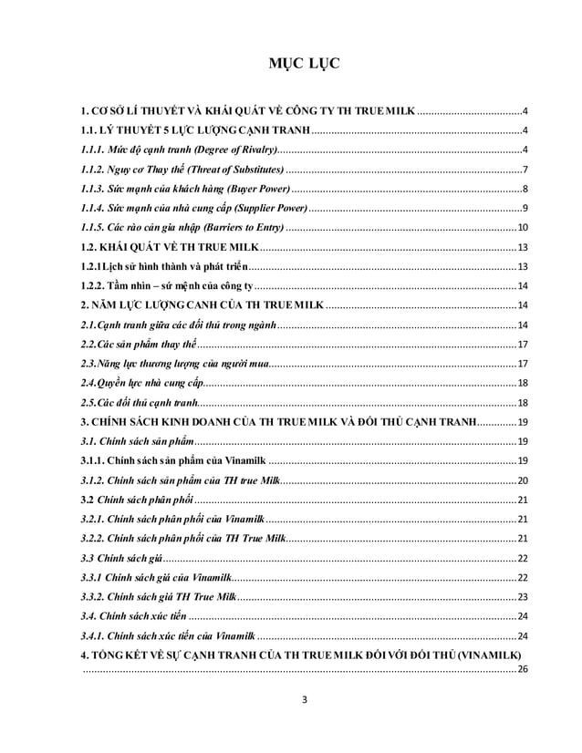 Th true milk canh tranh chien luoc | DOCX