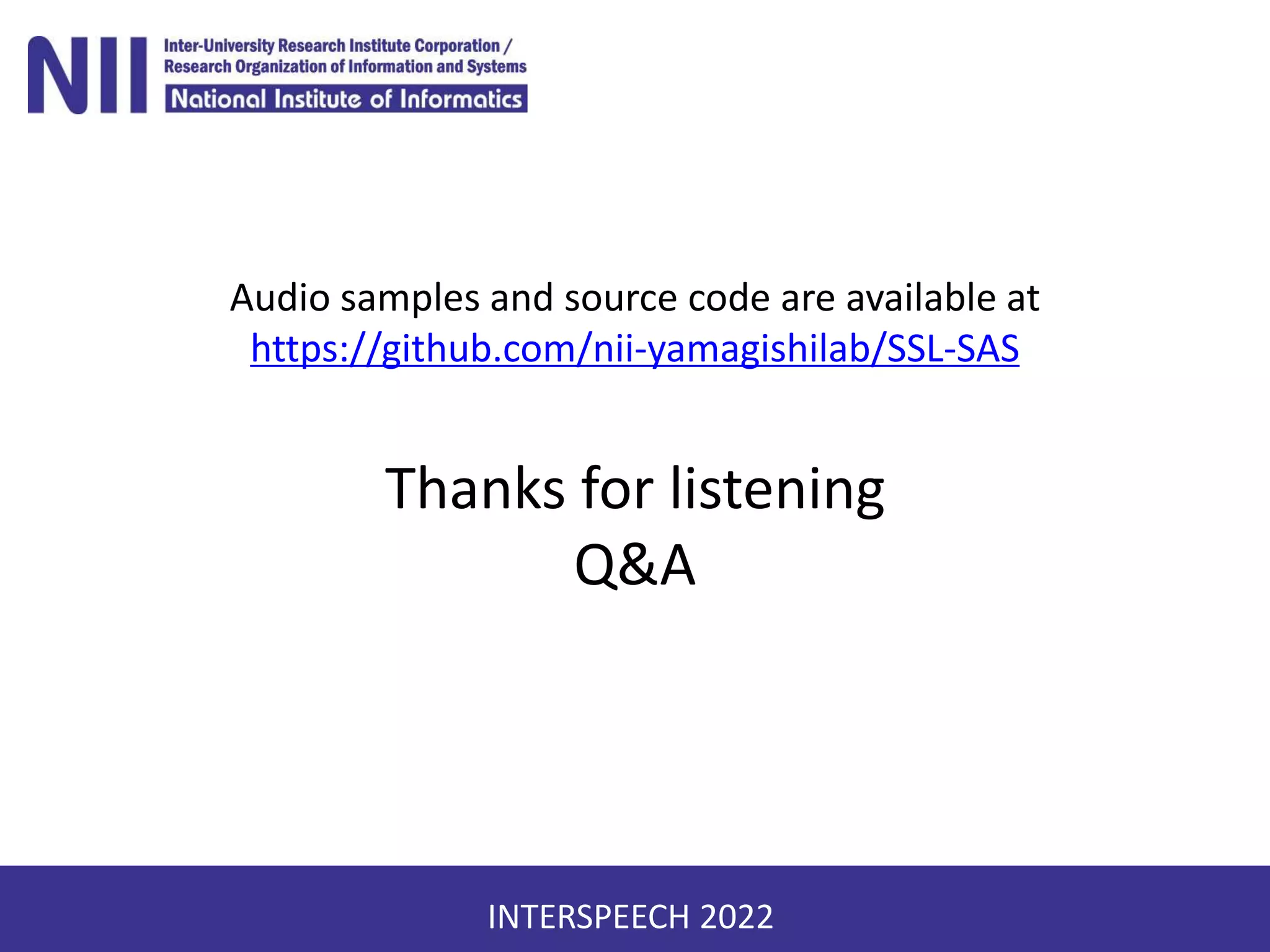 Analyzing Language Independent Speaker Anonymization Framework Under Unseen Conditions Ppt