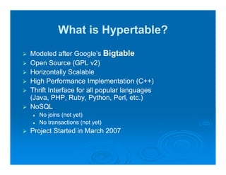 A Genome Sequence Analysis System Built with Hypertable | PPT