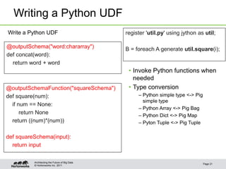 Pig programming is more fun: New features in Pig | PPT